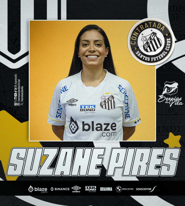 Suzane Pires é primeiro reforço das Sereias da Vila para 2024 - Santos ...