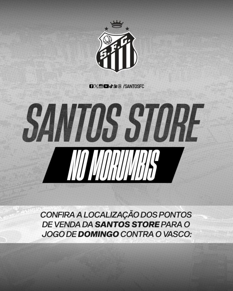 Santos Store no MorumBis - Santos Futebol Clube